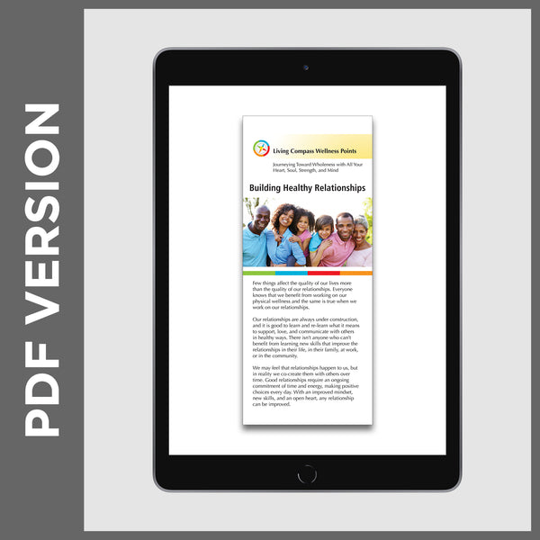 Building Healthy Relationships Pamphlet (PDF FILE) – Living Compass